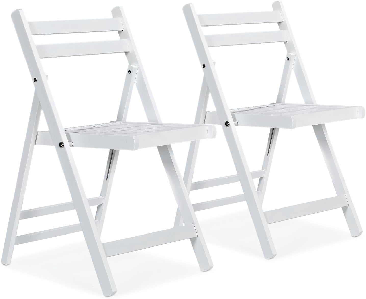 MarketLane Folding Chair Set of 2, Portable Dining Chairs with ...