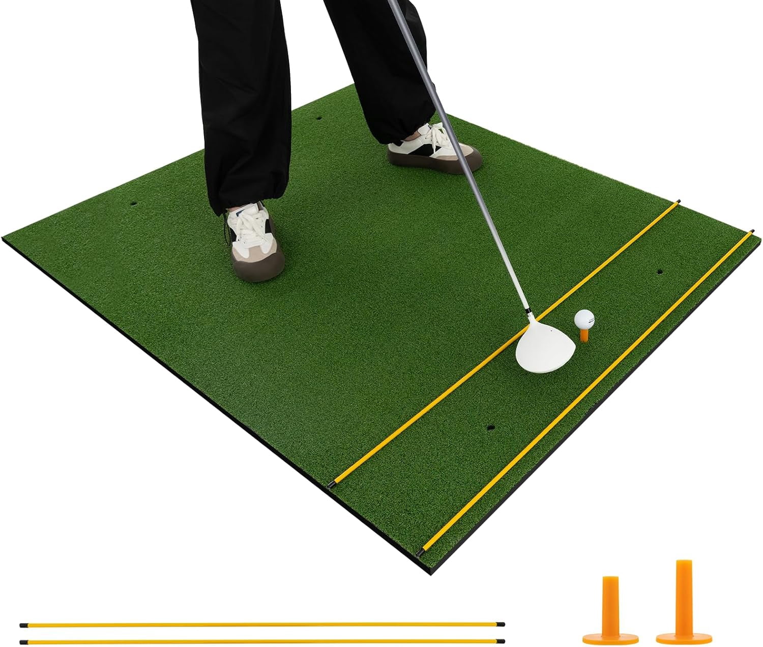 MarketLane Golf Hitting Mat, Artificial Turf Mat for Indoor/Outdoor ...