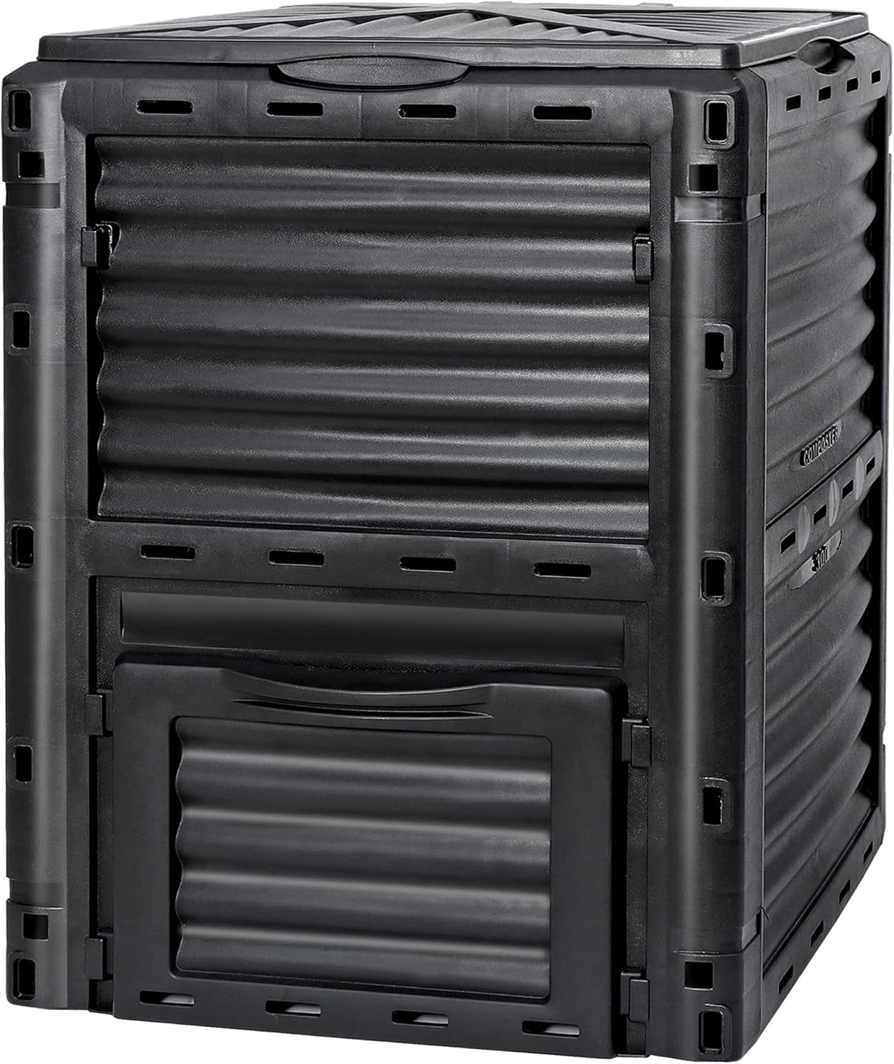 MarketLane Large Garden Compost Bin, 80 Gallon (300L) Outdoor Composter ...