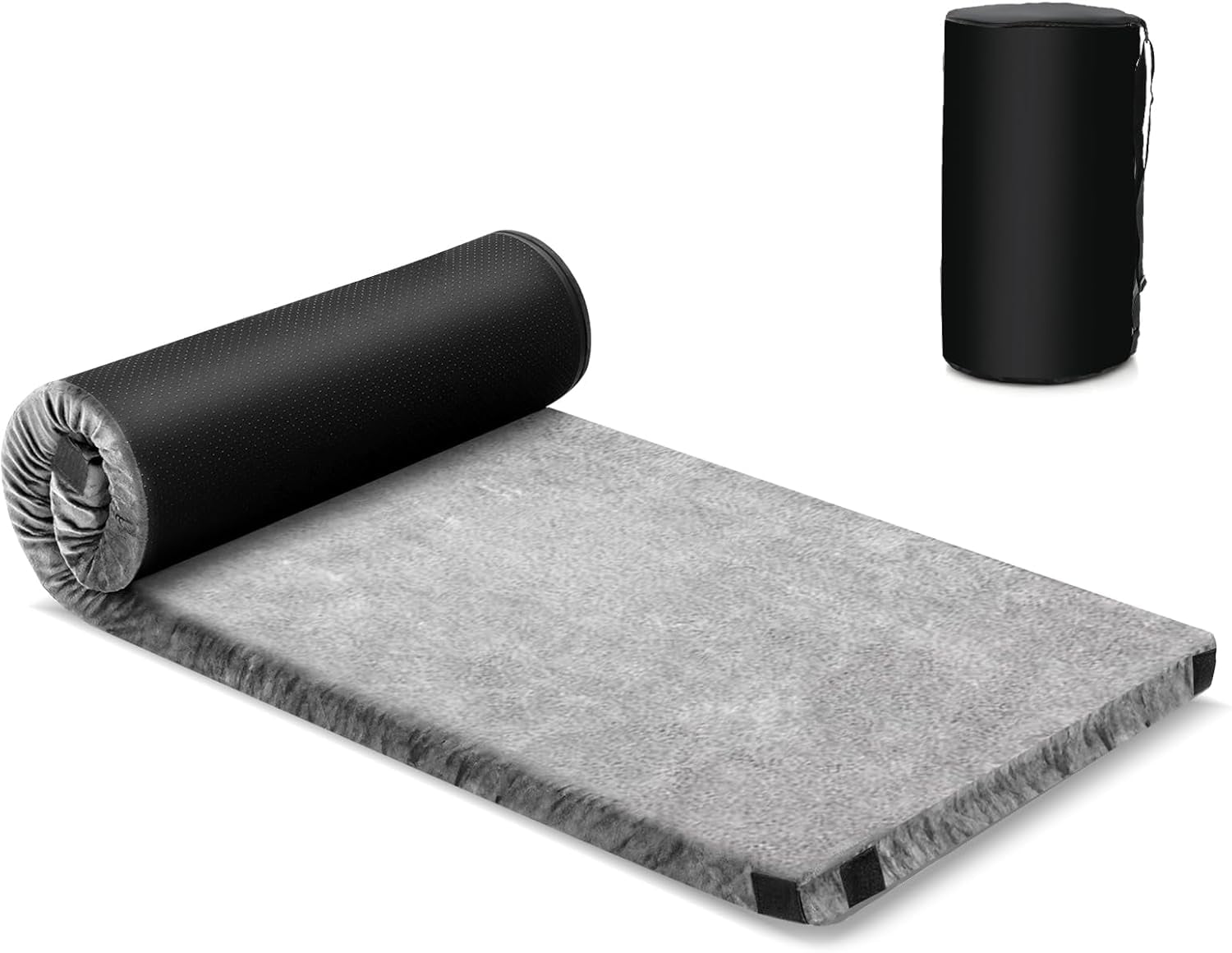 MarketLane Memory Foam Sleeping Pad, Roll Up Floor Mattress with Carry ...