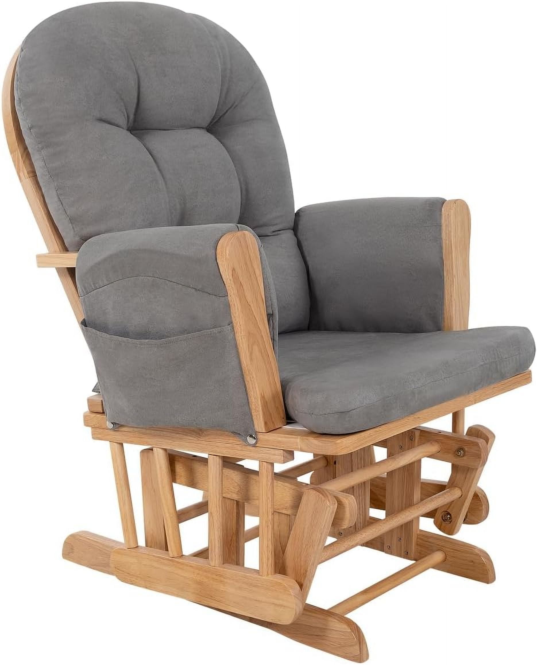 MarketLane Nursery Glider & Ottoman Sets, Reclining Glider Rocker with ...