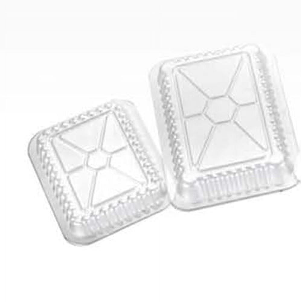 MarketPro OPS Plastic Oblong Dome Lid For 1.5 lb. Container, 8" Length ...