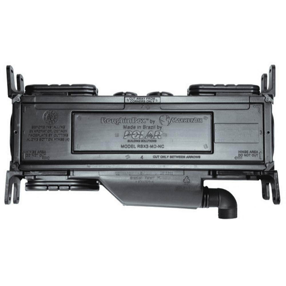 Marketair Inc. Multi-Drain Position Rough-In Box for Wall Mount ...