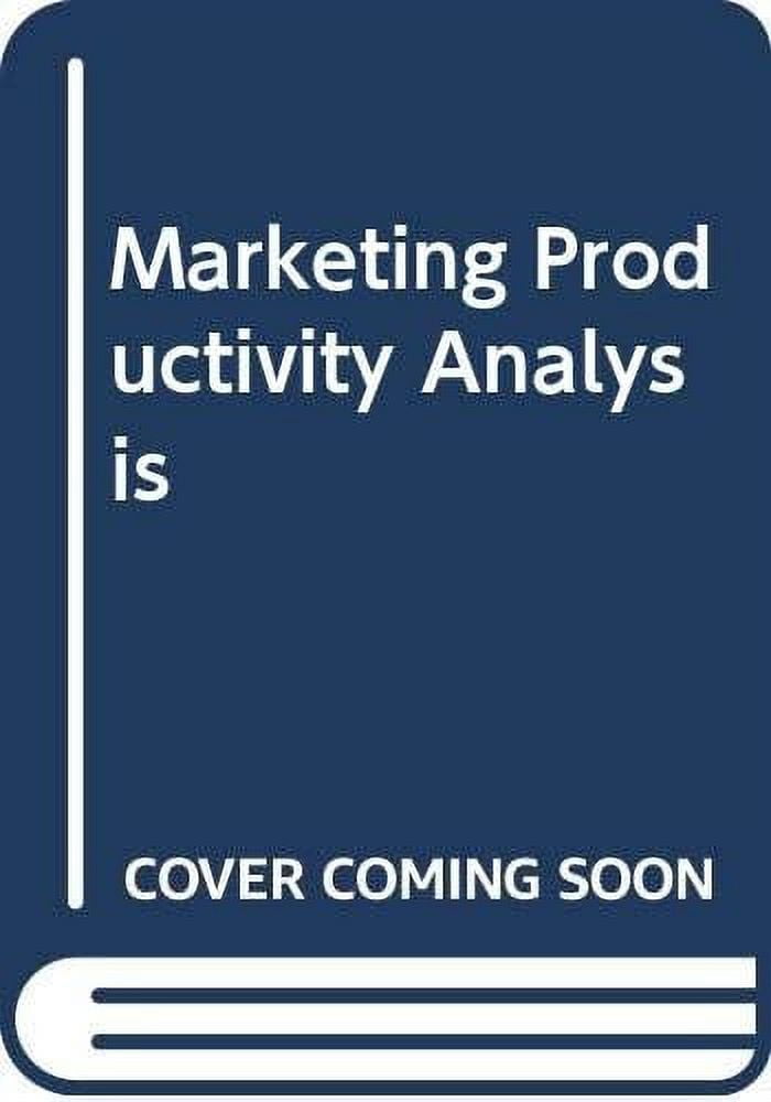 Pre-Owned Marketing Productivity Analysis 9780070563568 - Walmart.com