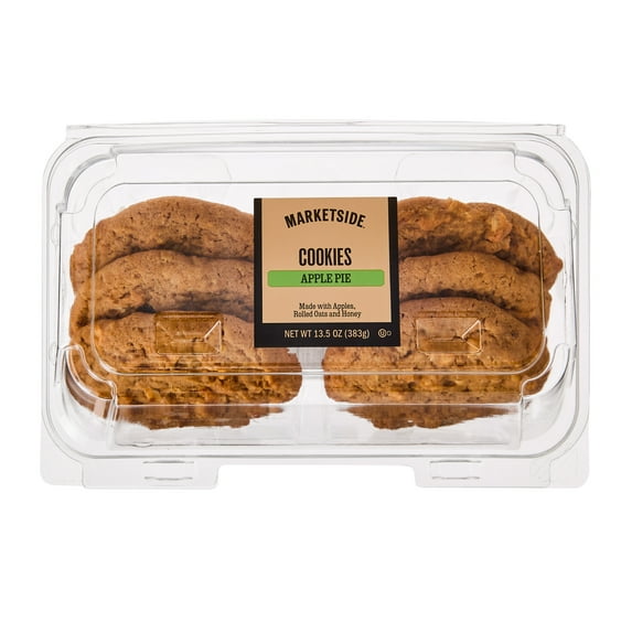 Marketside Baked Apple Pie Fall Bakery Cookies, 13.5 oz, 6 Count, Soft ...