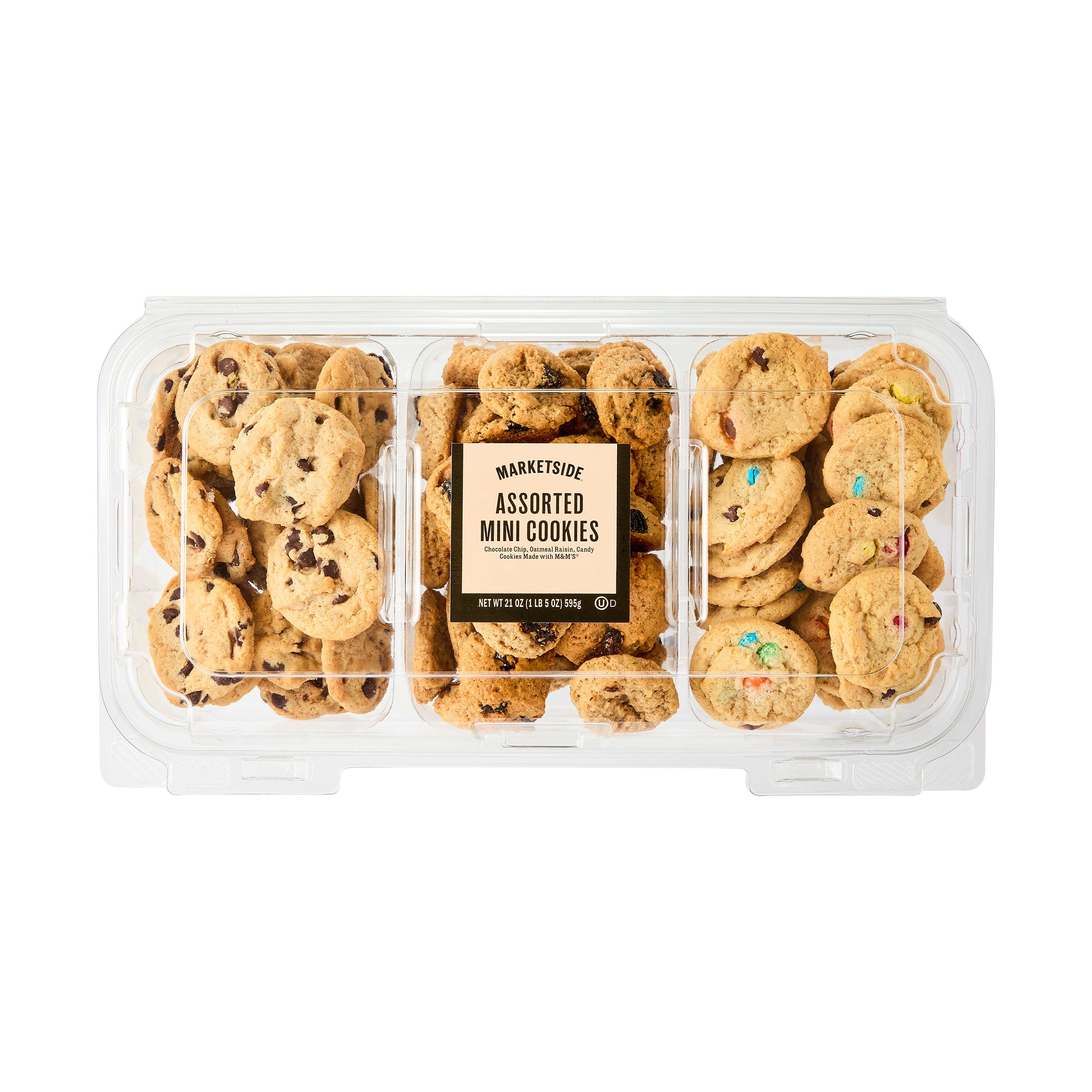 Marketside Assorted Mini Bakery Cookies 21 oz 84 Count with Chocolate ...