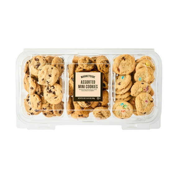 Marketside Assorted Mini Bakery Cookies 21 oz 84 Count with Chocolate ...
