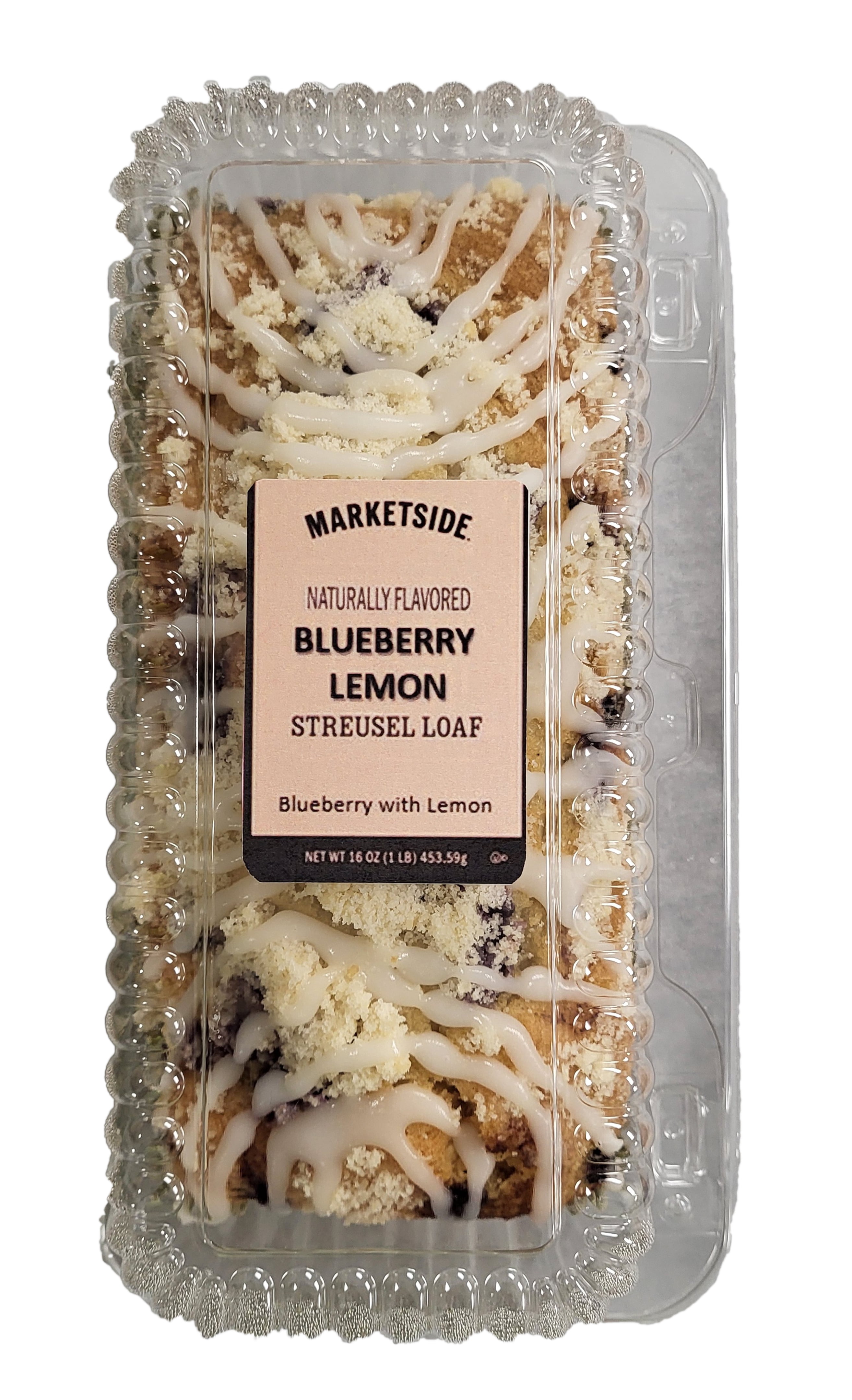 Marketside Blueberry Lemon Streusel Loaf, 16 oz, 1 Count - Walmart.com