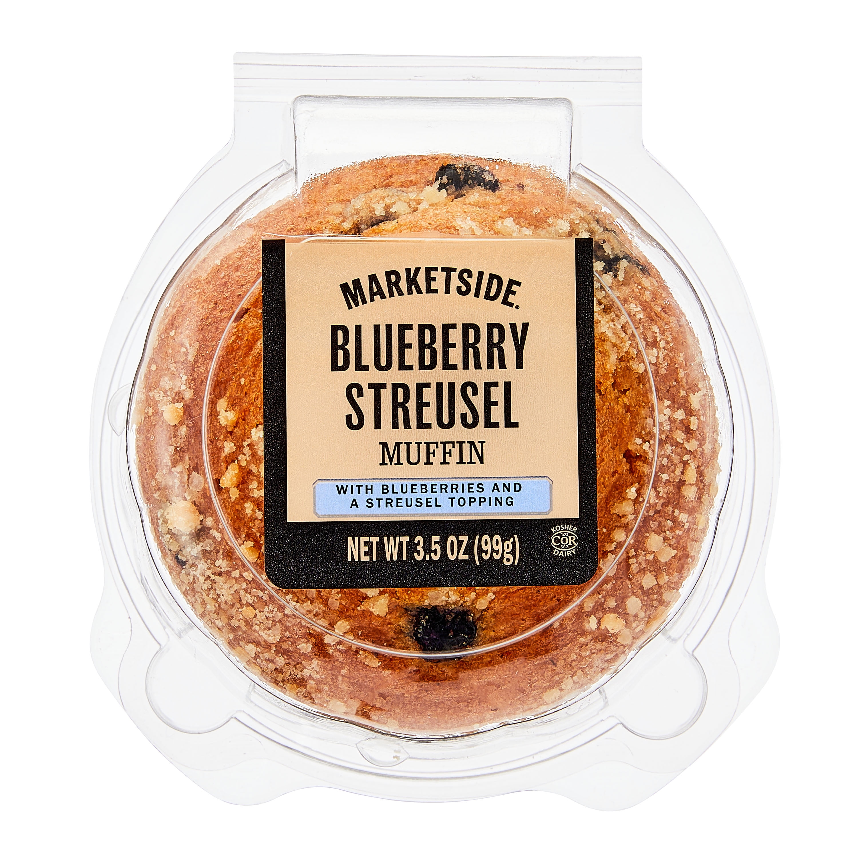 Marketside Blueberry Muffin 3.5 oz Individually Packaged Moist Soft ...
