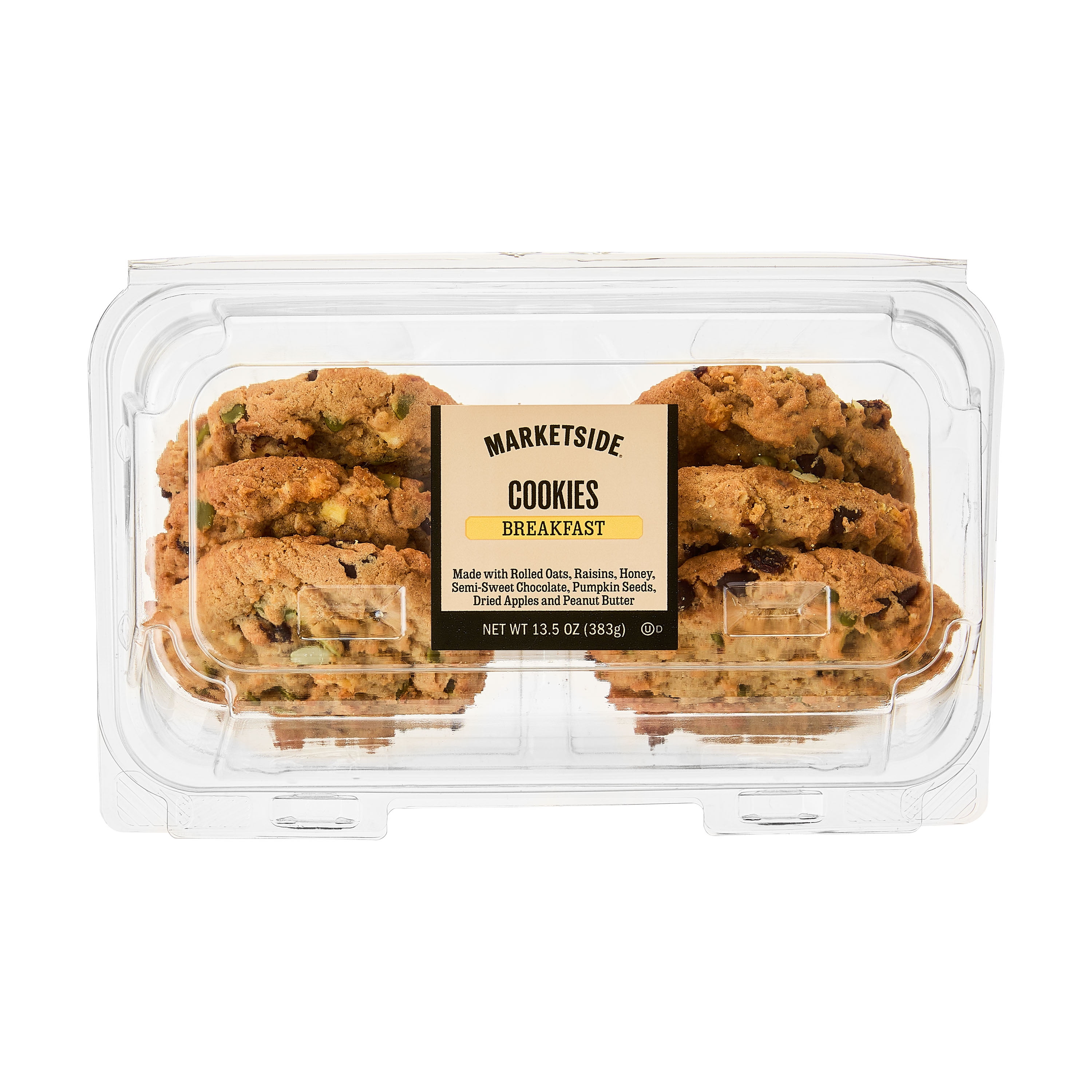 Marketside Baked Breakfast Cookies, 13.5 oz, 6 Count - Walmart.com