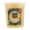 Marketside Broccoli & Cheddar Cheese Soup, Fresh Deli Soup, 32 oz Cup ...
