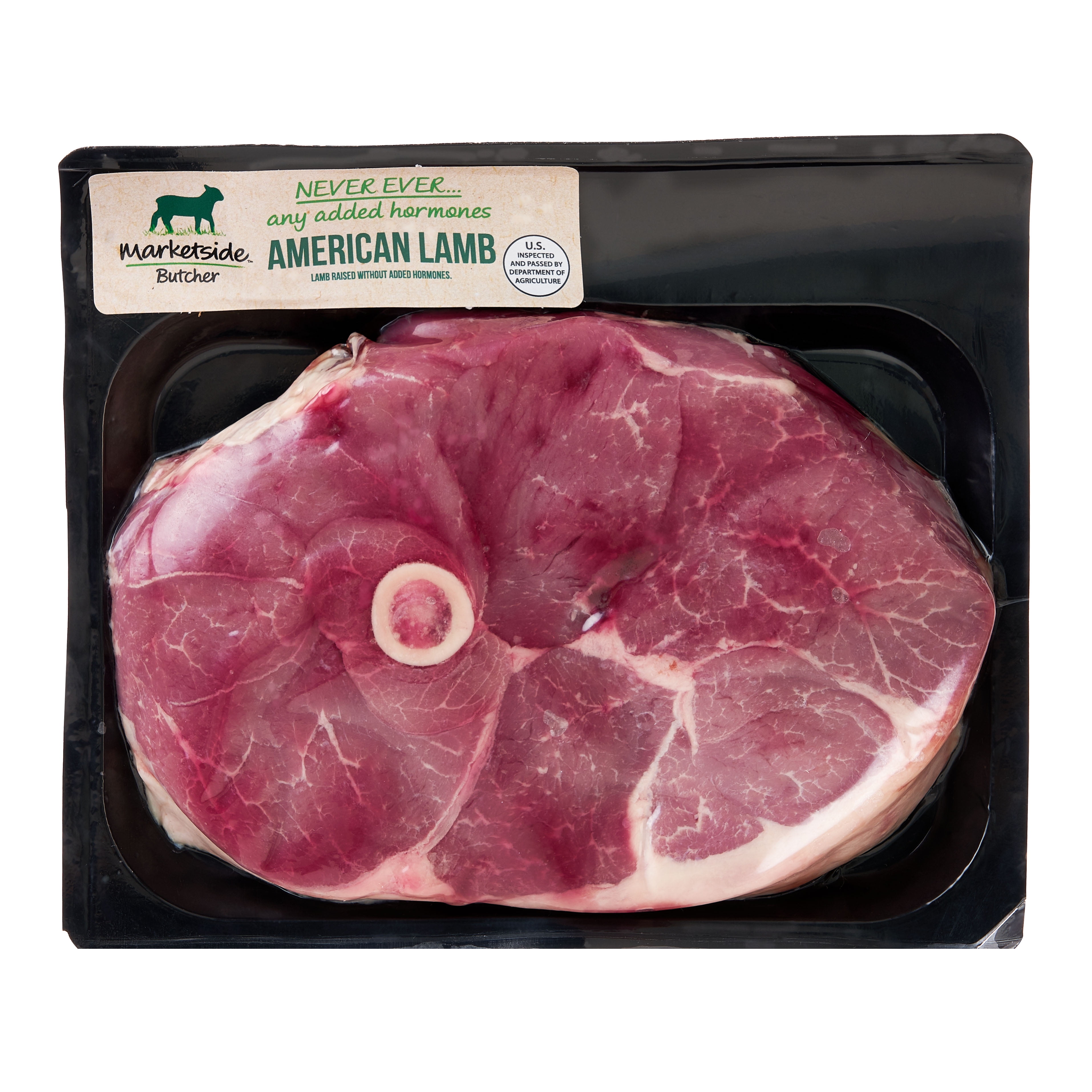 Marketside Butcher Lamb Leg Steak, 0.6-1.25 lb - Walmart Business Supplies