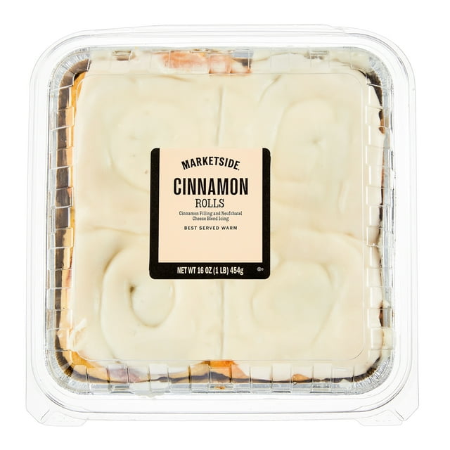 Marketside Cinnamon Rolls, 16 oz Clamshell, 4 Count - Walmart.com