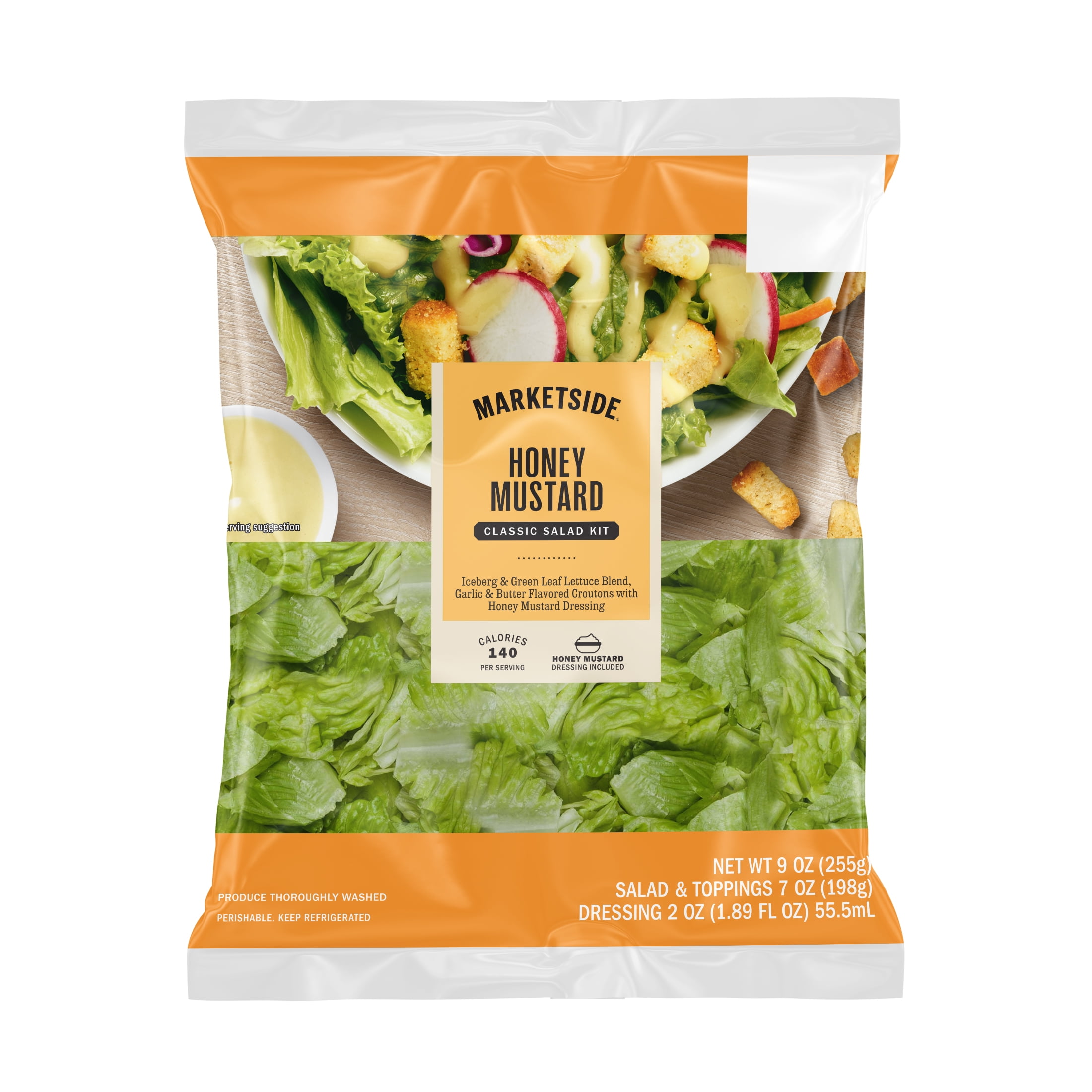 Marketside Classic Honey Mustard Salad Kit, 7 oz (Fresh) - Walmart.com