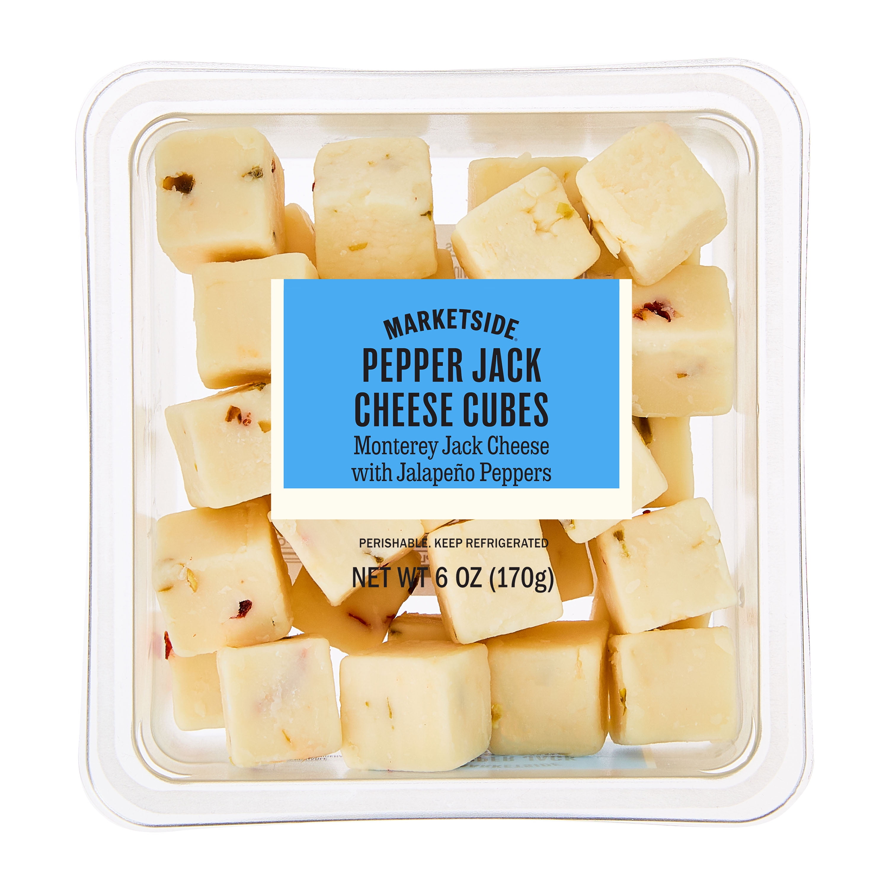Marketside Cubed Pepper Jack Cheese Cup 6 oz with Spicy Peppers for ...