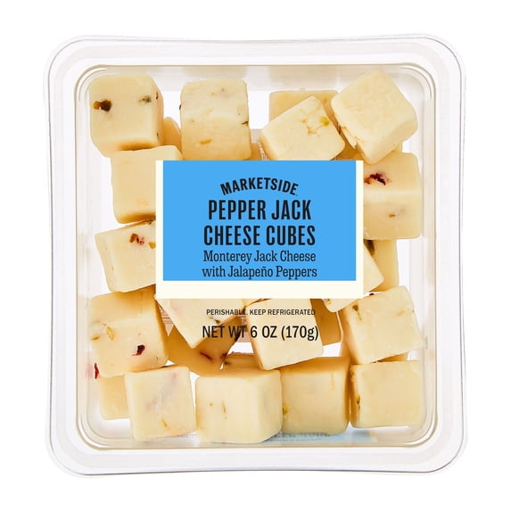 Marketside Cubed Pepper Jack Cheese Cup 6 oz with Spicy Peppers for ...