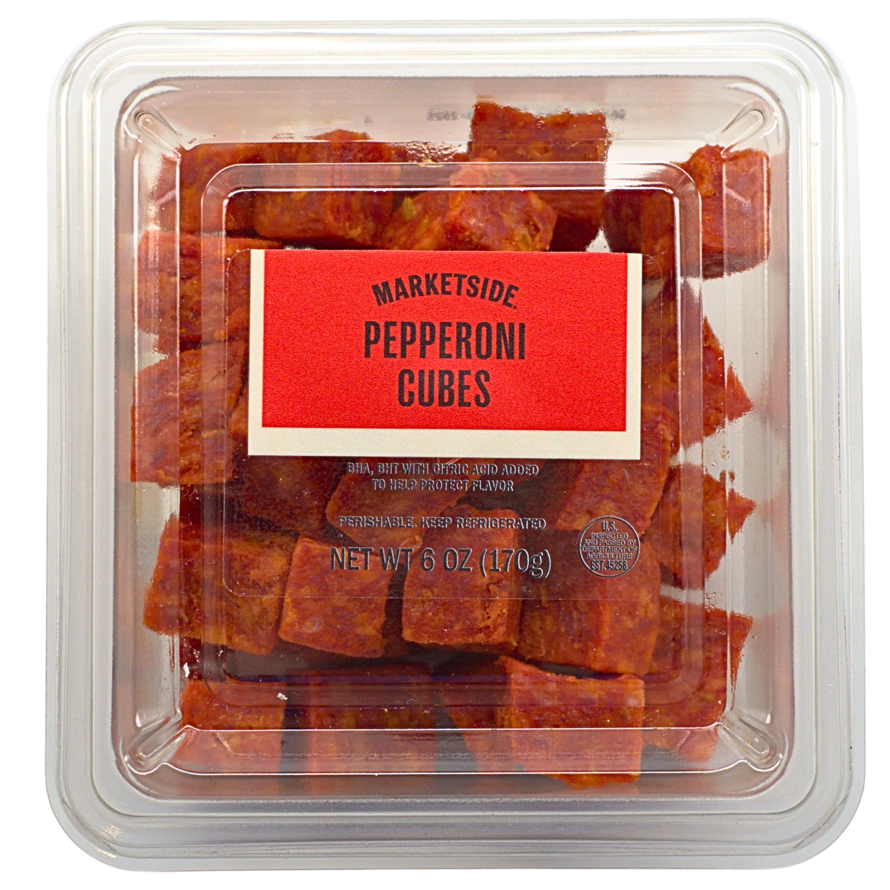 Marketside Cubed Pepperoni, 6oz (Cubed, Refrigerated) - Walmart.com