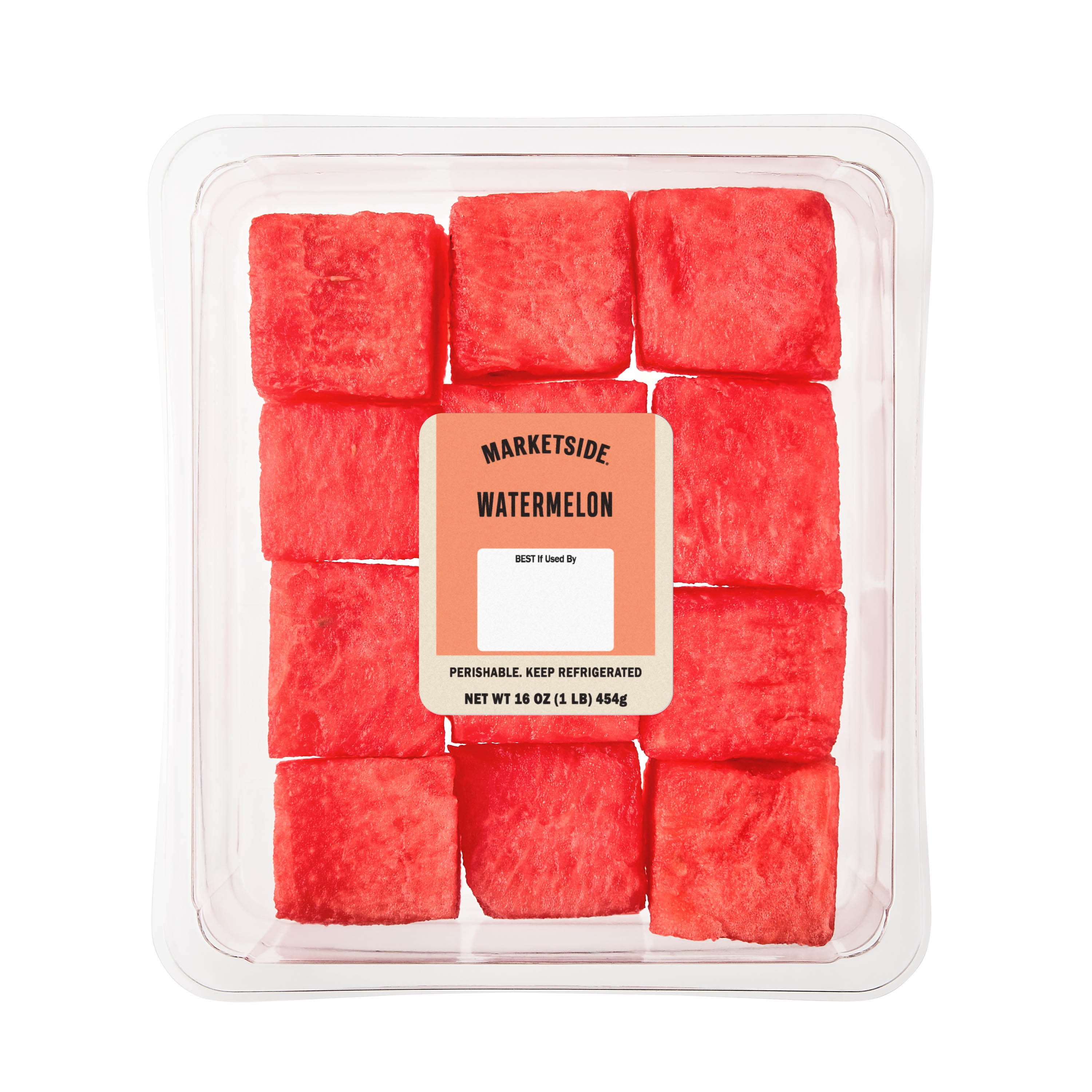 Marketside Fresh Cut Watermelon, 16 oz Resealable Tray with Sweet Juicy ...