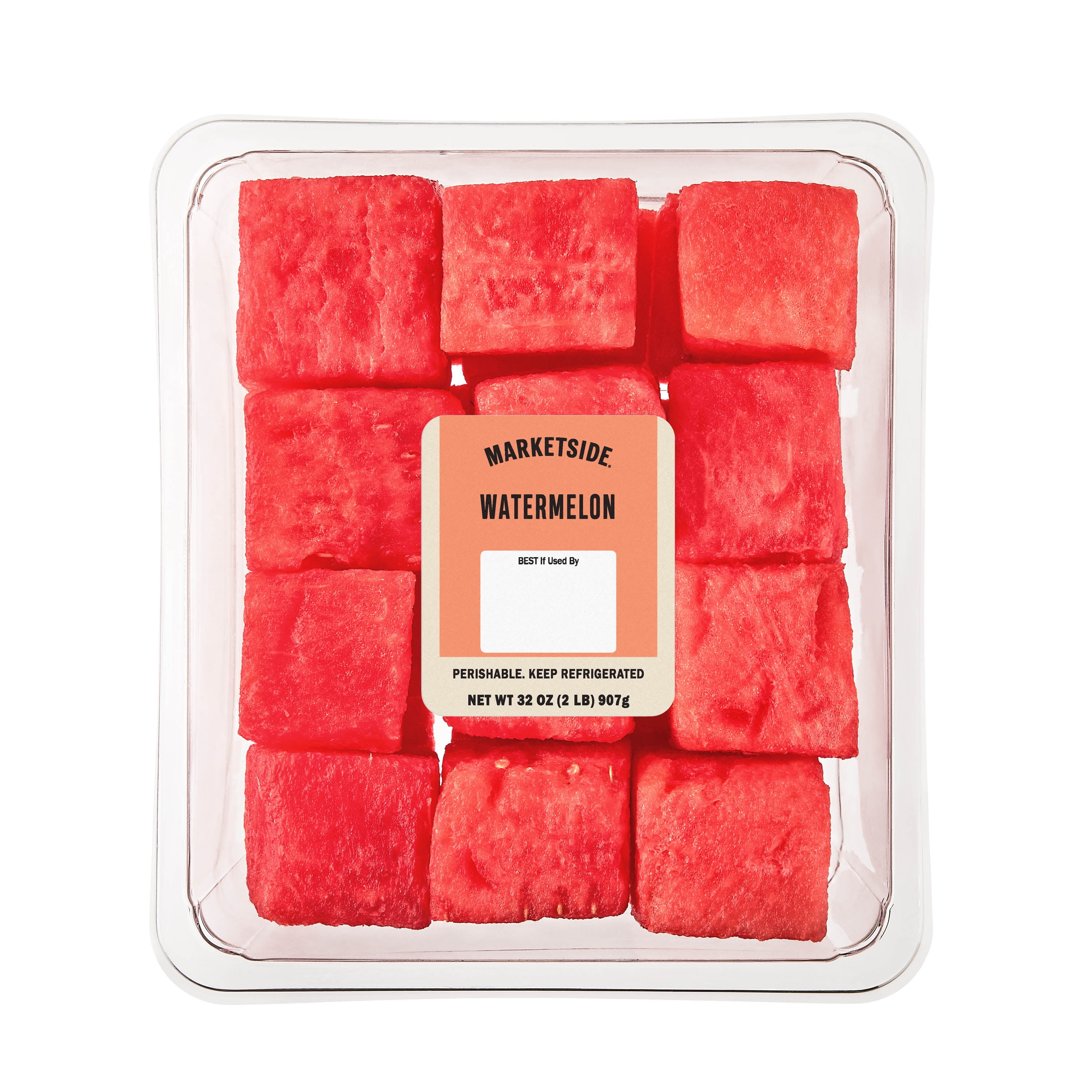 Marketside Fresh Cut Watermelon, 32 oz Tray, Pre-Cut Juicy Ripe ...