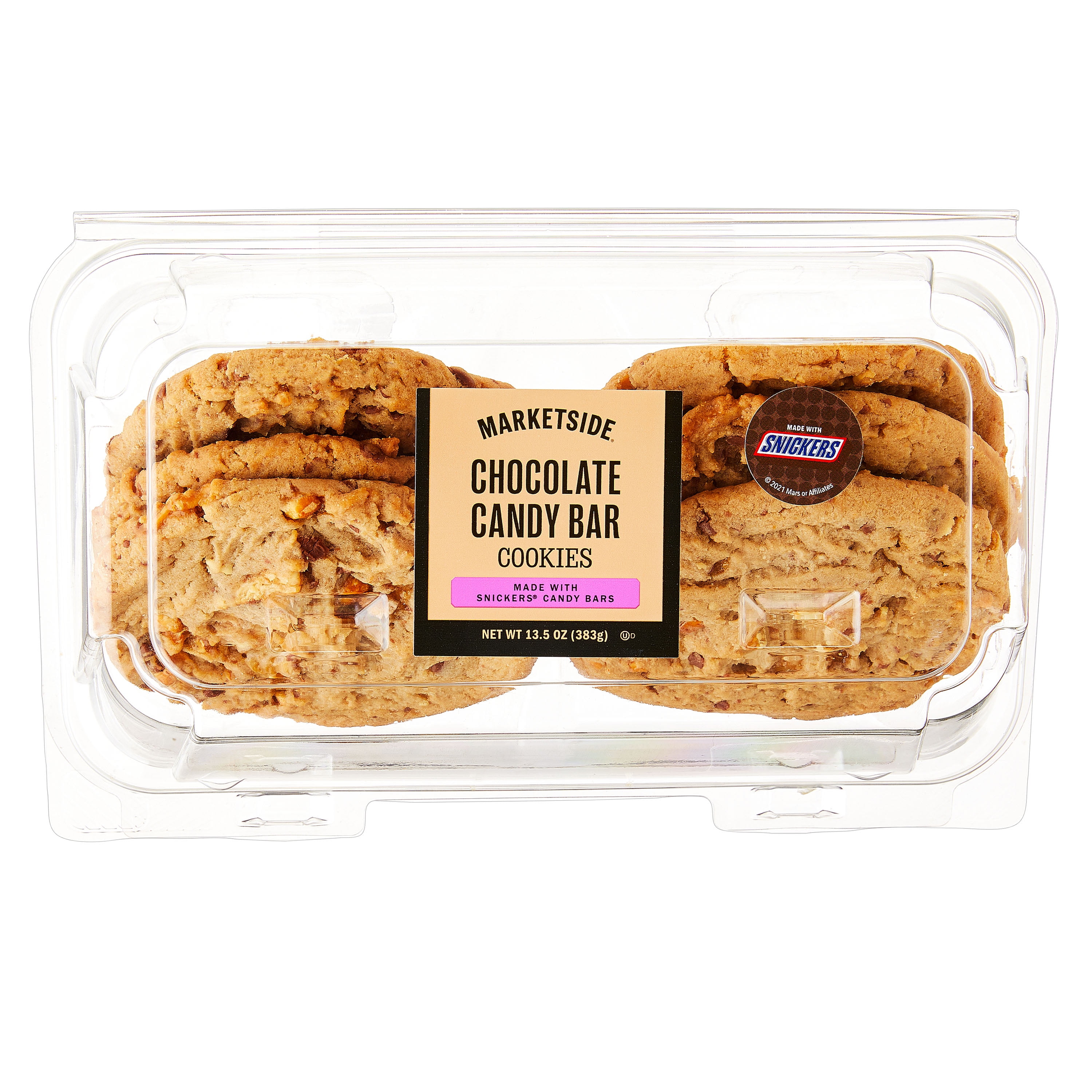Marketside Decadent Chocolate Candy Bar Baked Cookies Made with ...