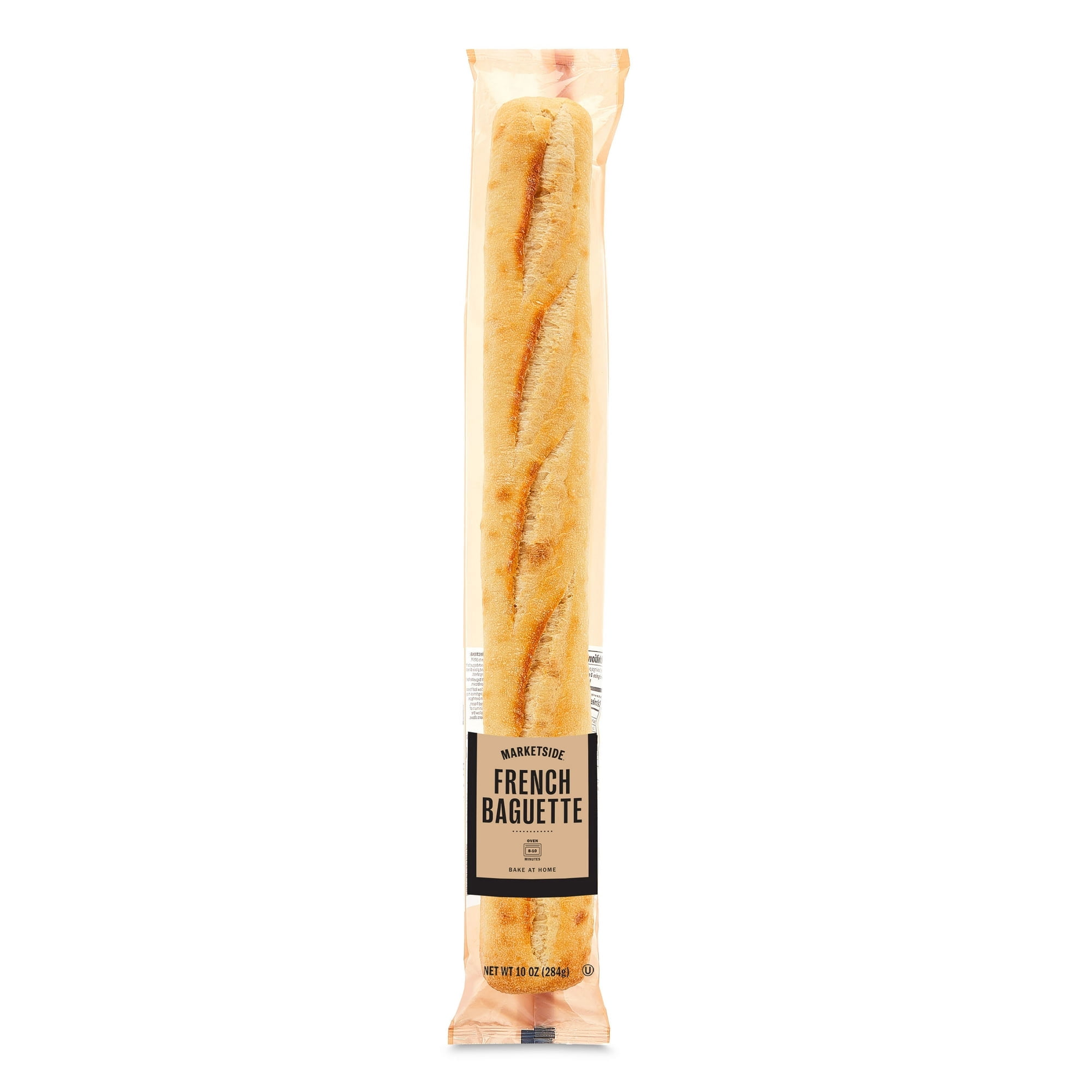 Marketside French Baguette, Bake at Home, 10 oz, Bag, Shelf Stable pack ...