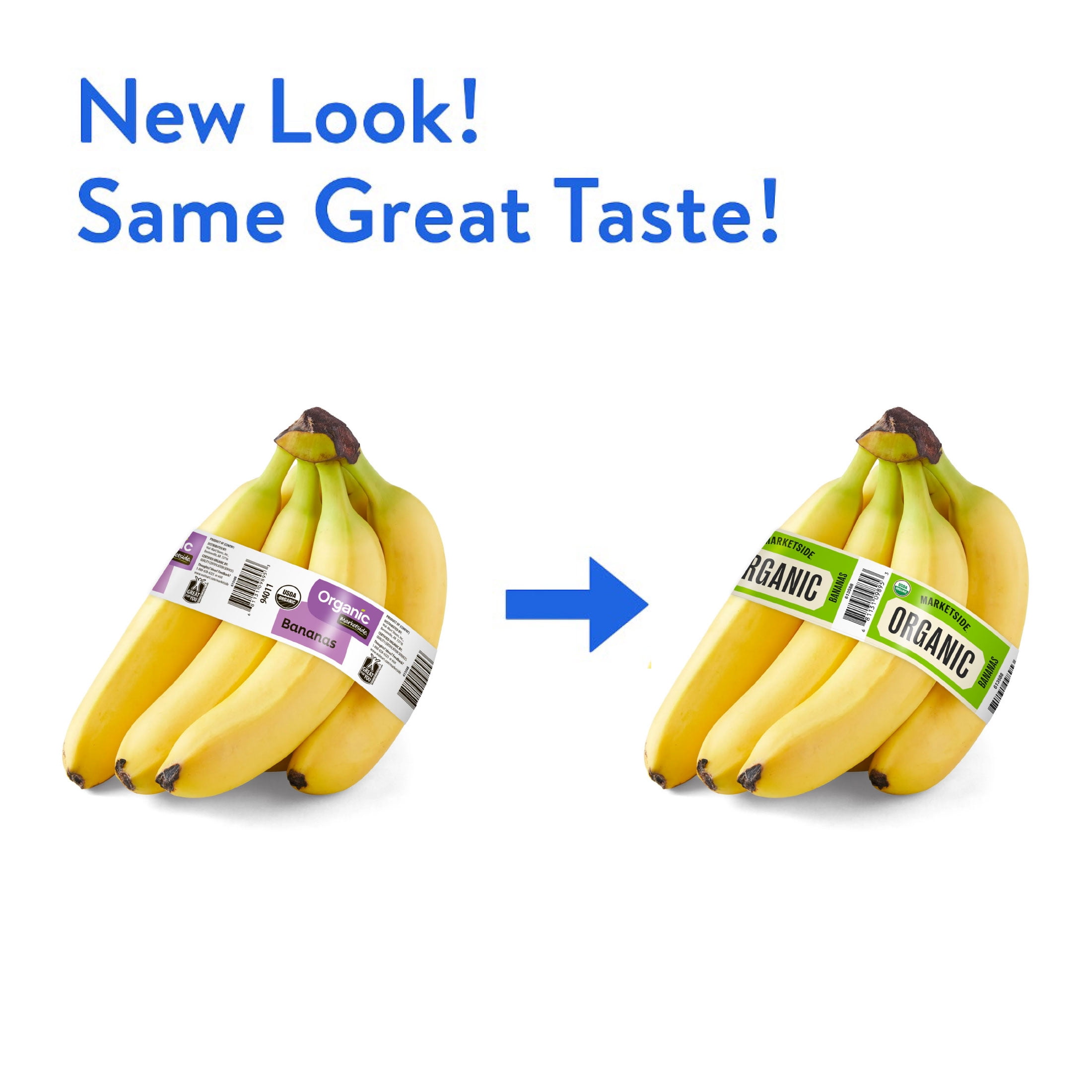 Marketside Fresh Organic Bananas, Bunch - Walmart.com