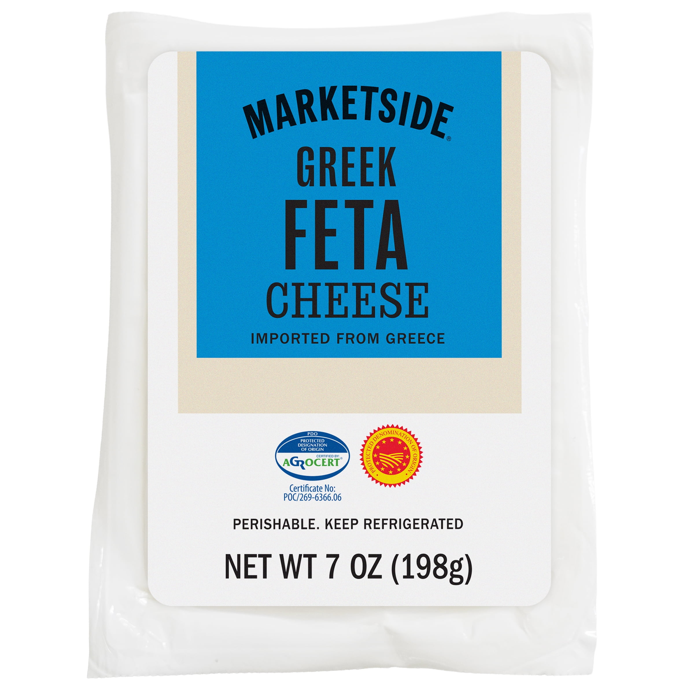 Marketside Greek Feta Cheese Block 7 oz - Walmart.com