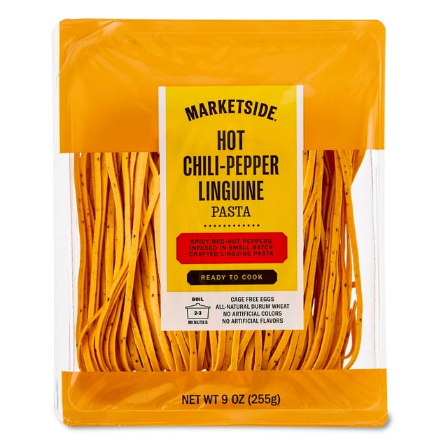 Marketside Hot Chili Pepper Linguine, Fresh Artisanal Pasta, 9 oz ...
