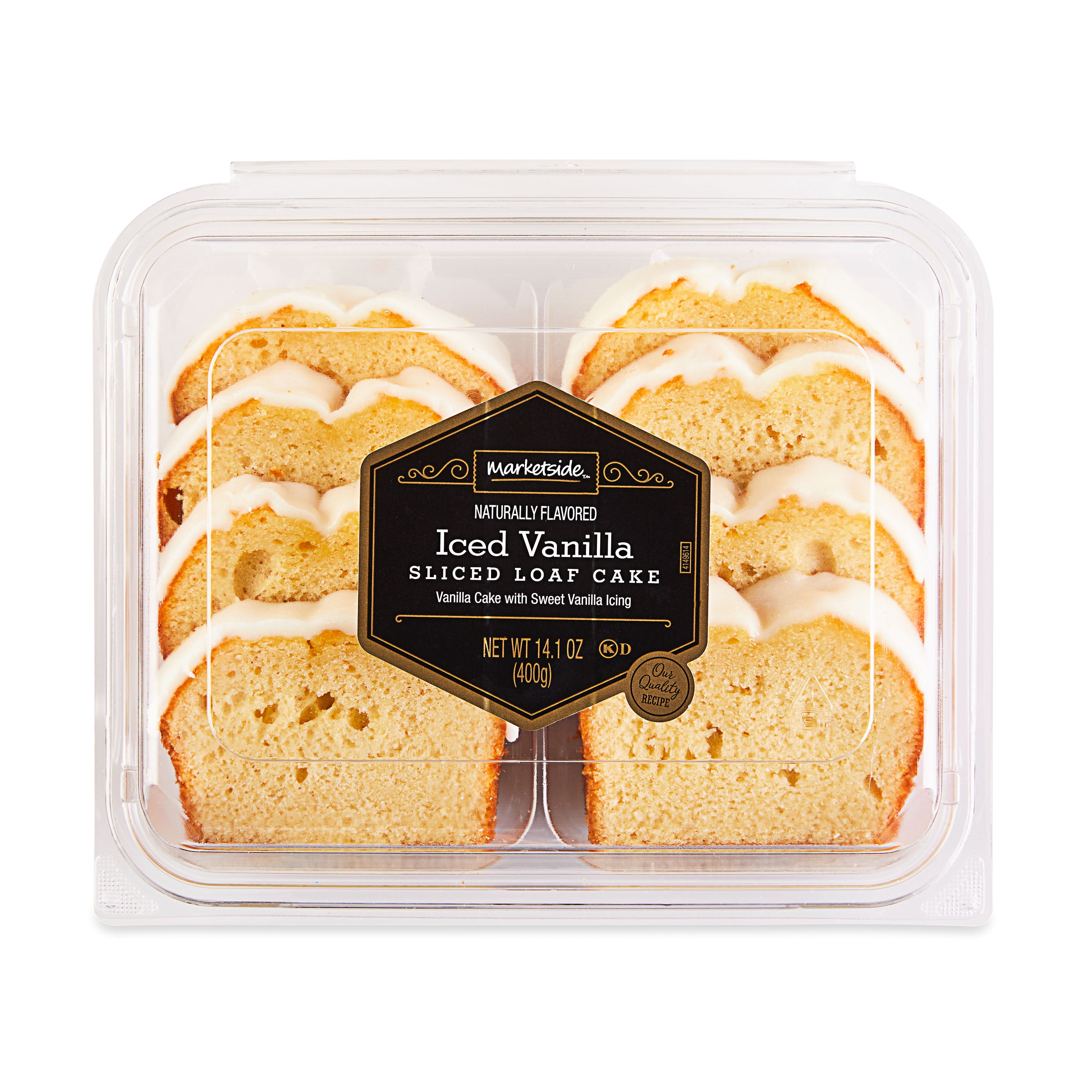 Marketside Iced Vanilla Sliced Cake, 14.1 oz, 8 Count - Walmart.com