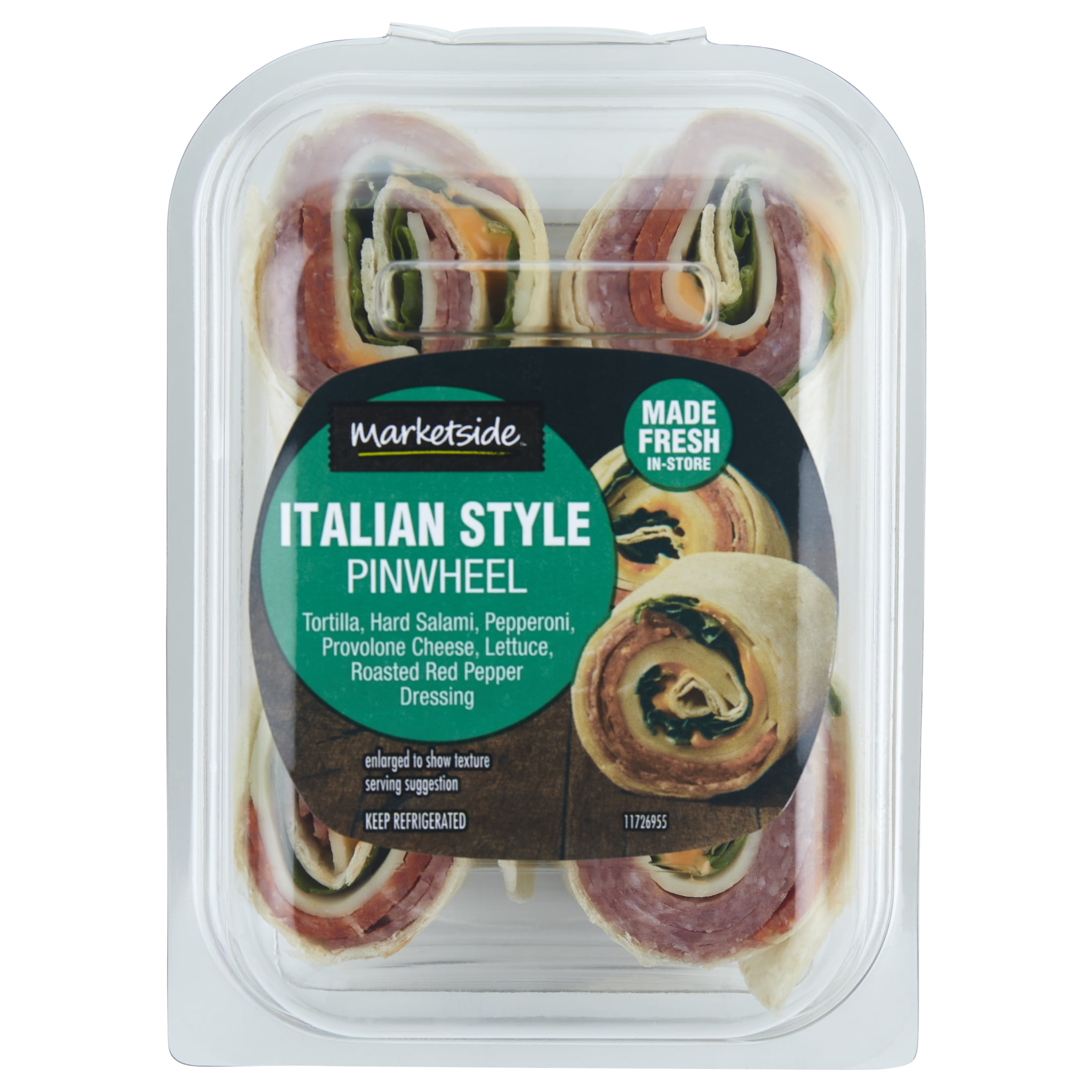 Marketside Italian Style Deli Pinwheel, 4 ct - Walmart.com
