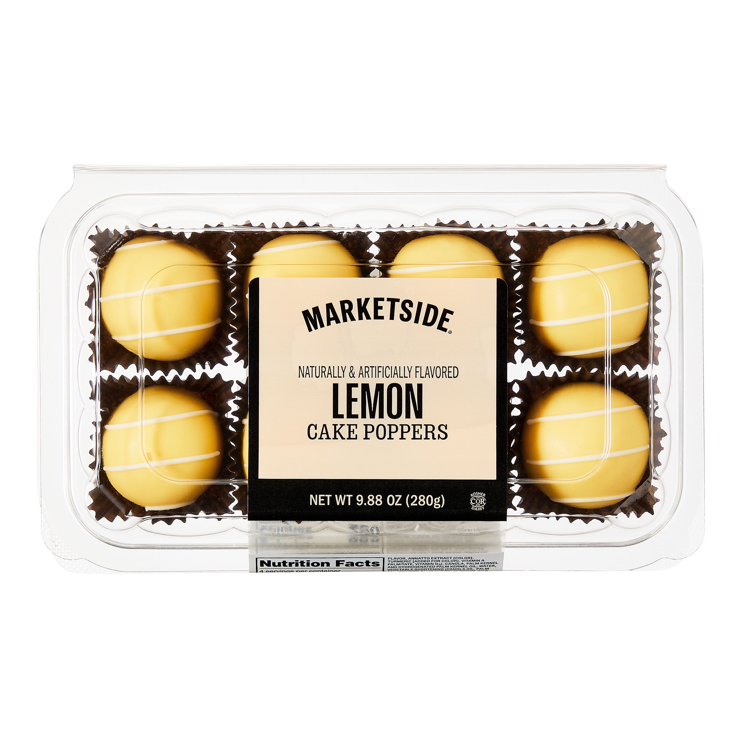 Marketside Lemon Cake Poppers, 9.88 oz, 8 Count - Walmart.com