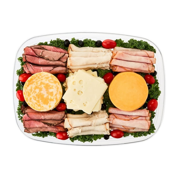 Marketside Fresh Sliced Deli Meat & Cheese Tray, Medium - Walmart.com