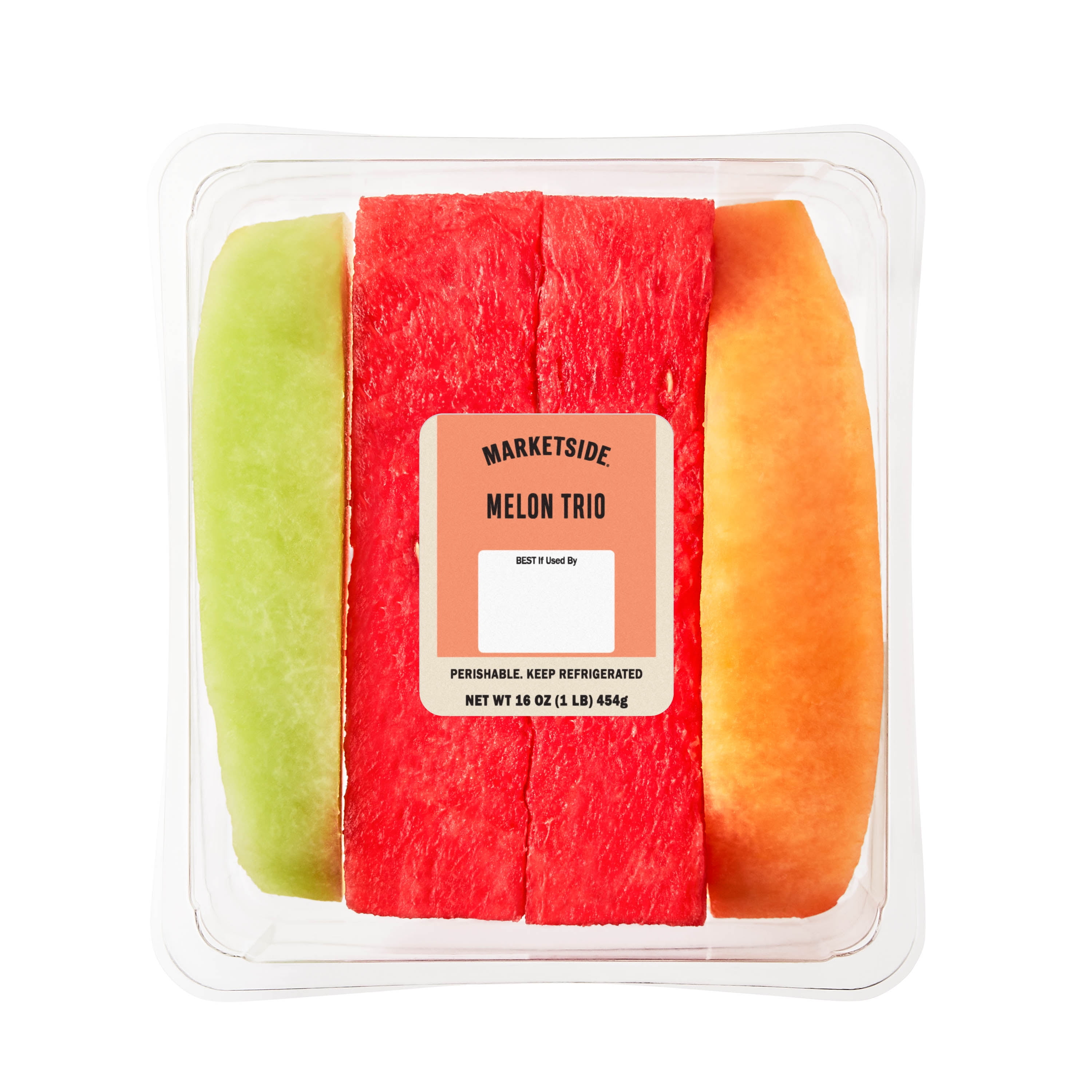 Marketside Fresh Melon Trio 16 oz Tray with Cantaloupe Watermelon and ...