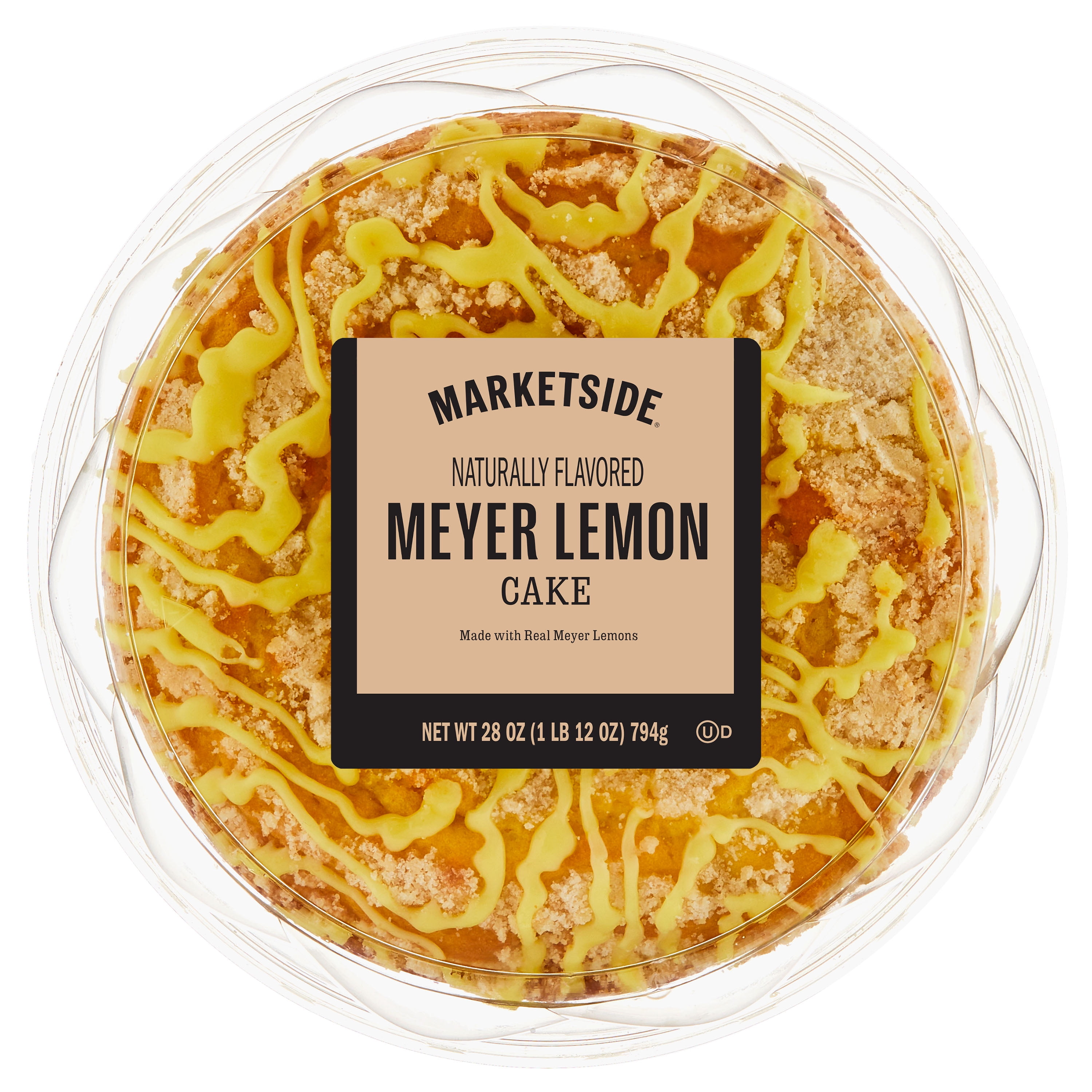 Marketside Meyer Lemon Crème Cake, 28 oz (Shelf Stable) - Walmart.com