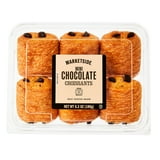 Marketside Mini Chocolate Croissants, 6.35 oz, 6 Count flaky, airy ...