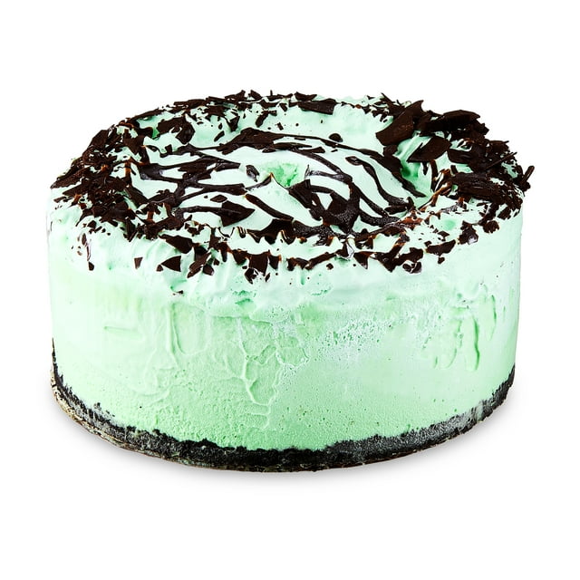 Marketside Mint Chip Ice Cream Cake, Mint Flavored Ice Cream Topped ...