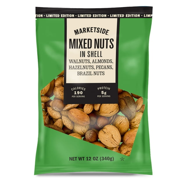 Marketside Mixed Nuts In-Shell, 12 oz - Walmart.com