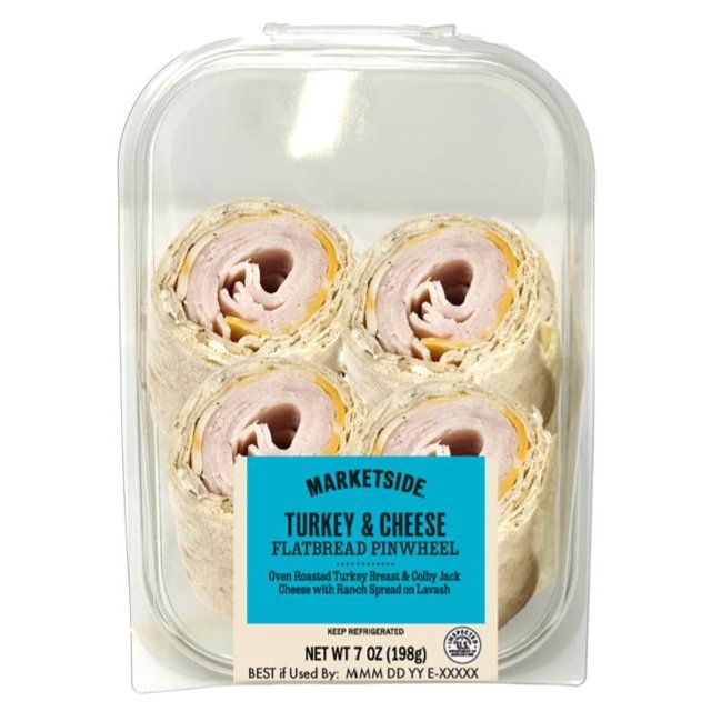 Marketside Turkey Pinwheel, 7 oz., 4 Count (Refrigerated) - Walmart.com