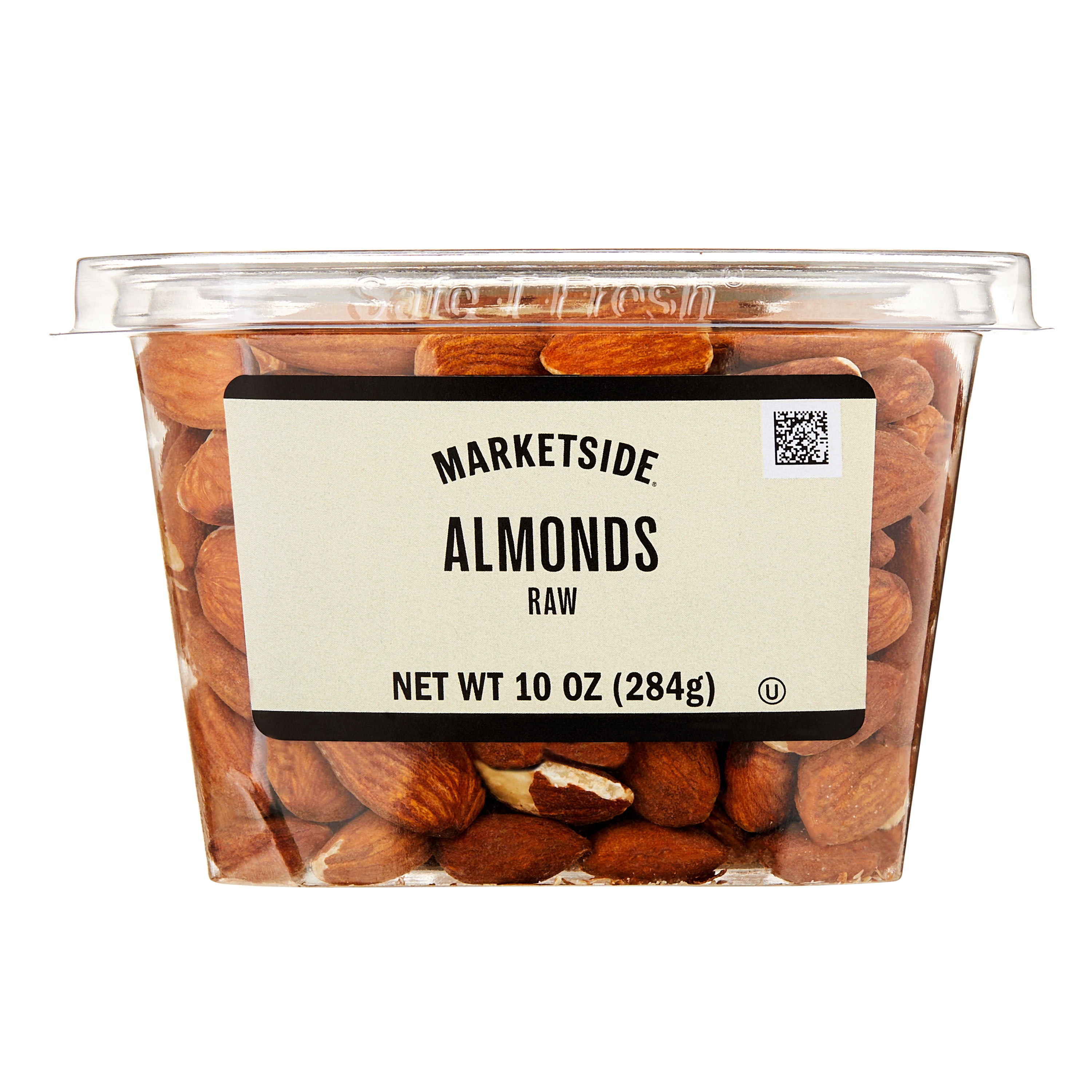 Marketside Natural Raw Almonds, 10 oz Tub - Walmart.com