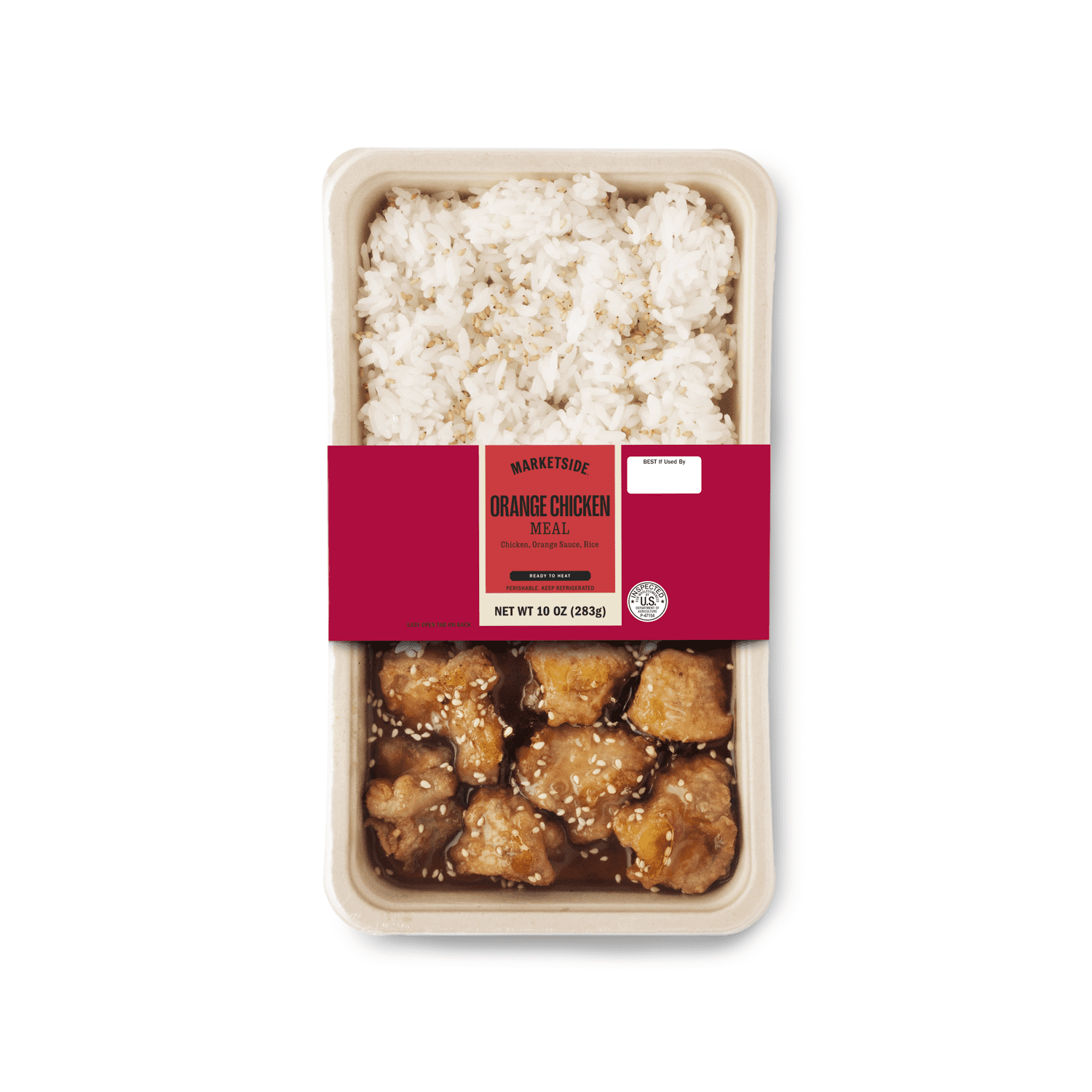 Marketside Ready to Heat Orange Chicken Meal, 10 oz (Refrigerated ...