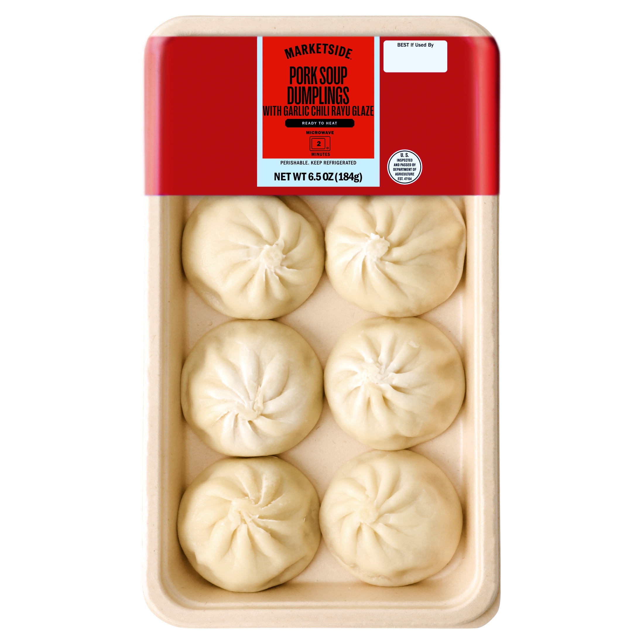 Marketside Pork Soup Dumplings with Garlic Chili Rayu Glaze 6.5 oz ...