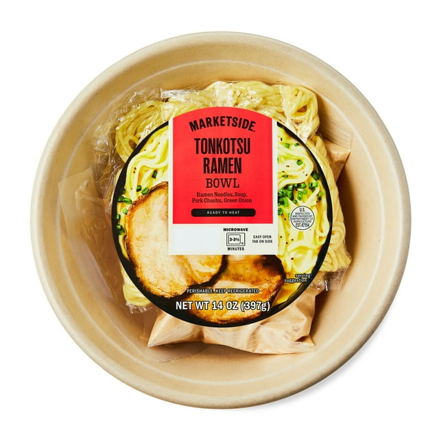 Marketside Ready to Heat Tonkatsu Ramen Bowl, 14 oz (Refrigerated) - Walmart.com