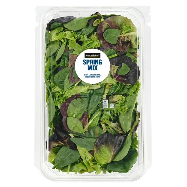 Marketside Spring Mix Salad Blend, 11 oz Clam Shell, Fresh - Walmart.com