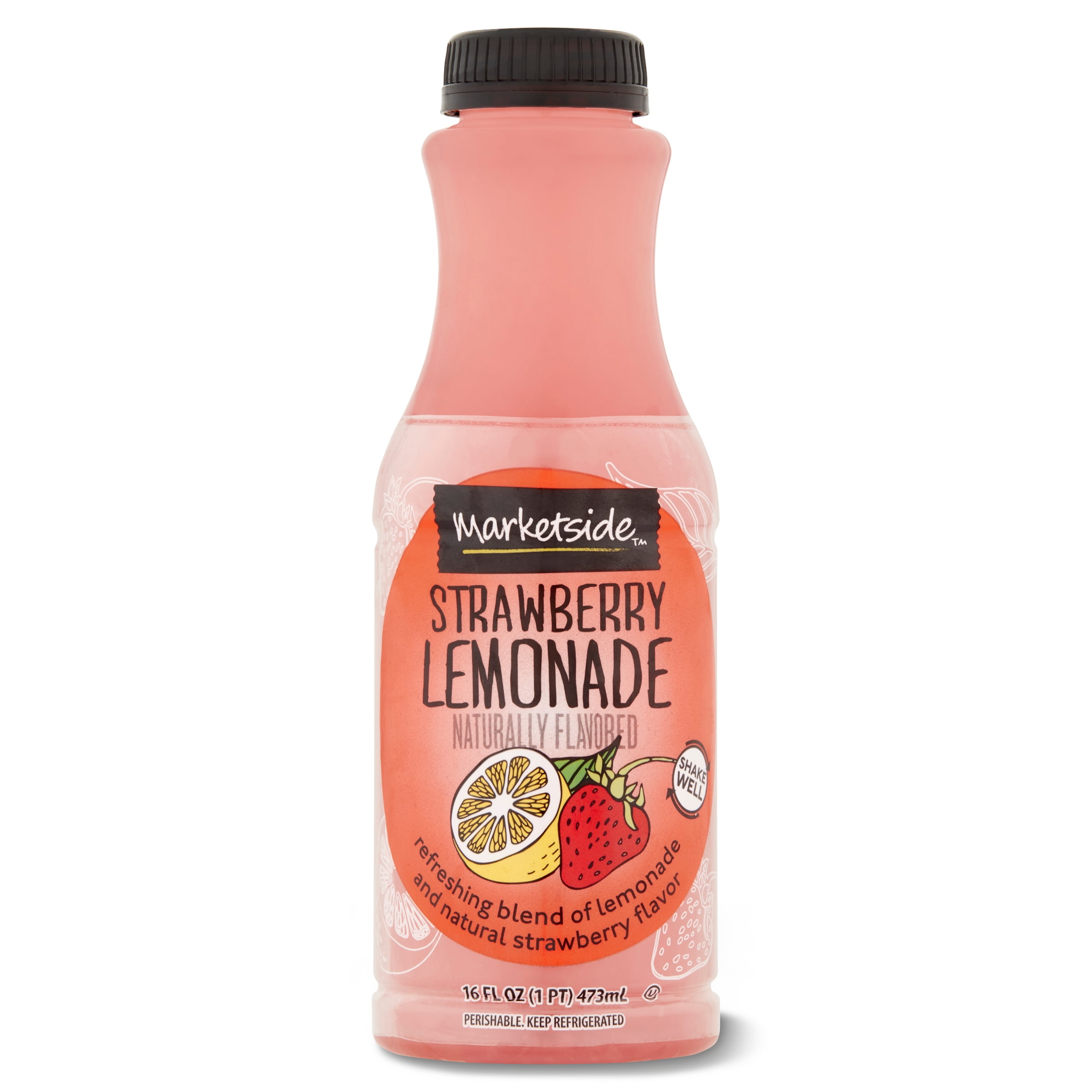 Great Value Strawberry Lemonade, 16 Fl Oz - Walmart.com