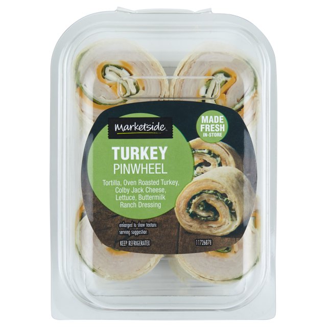 Marketside Turkey Deli Pinwheel, 1 ct - Walmart.com