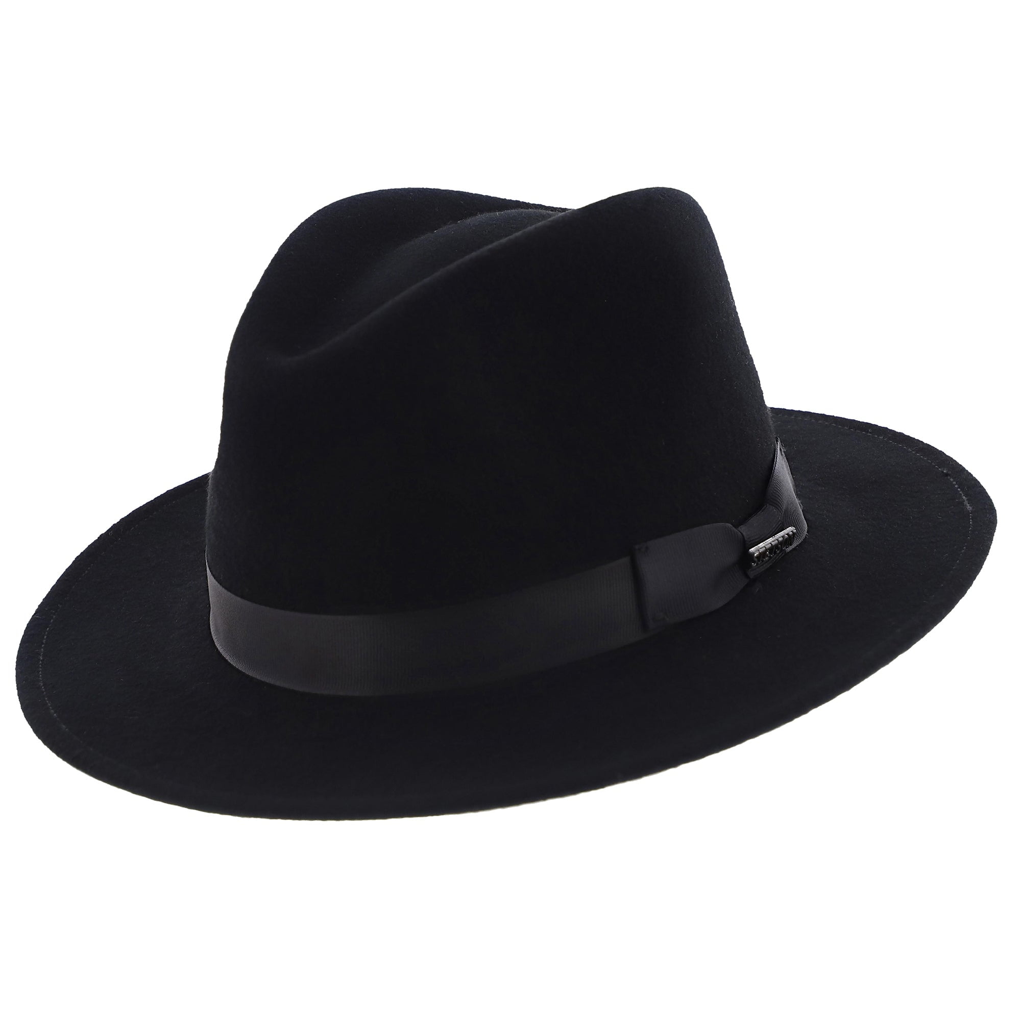 Markham - Stetson Crushable Wool Felt Fedora Hat - Walmart.com