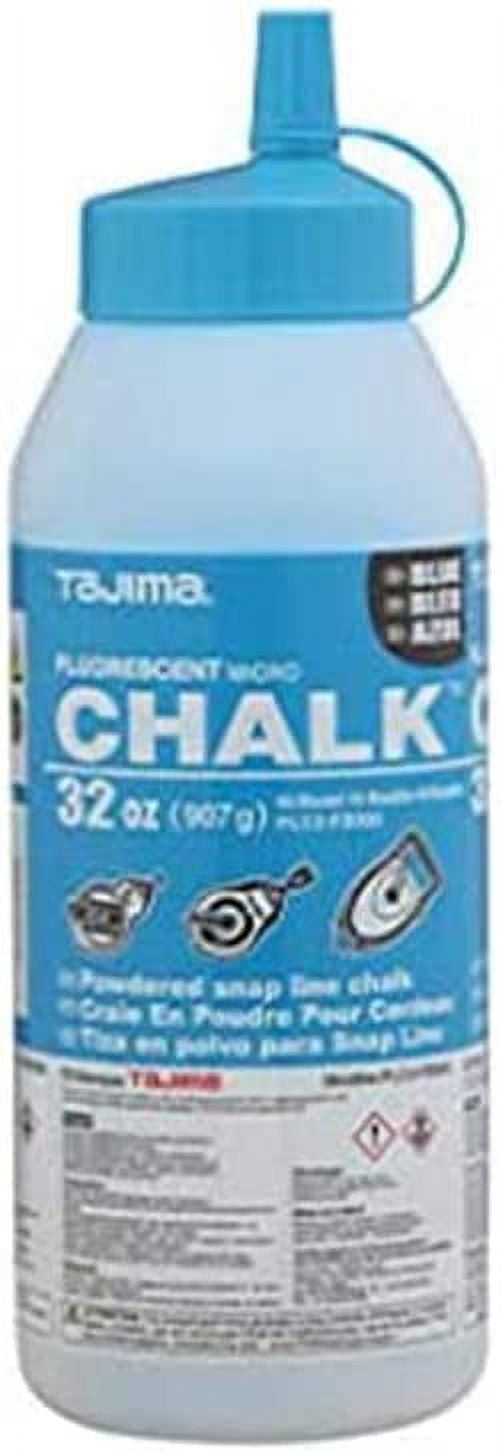 Marking Chalk - Dark White 32 oz (907g) Semi Permanent Snap-Line Dye ...