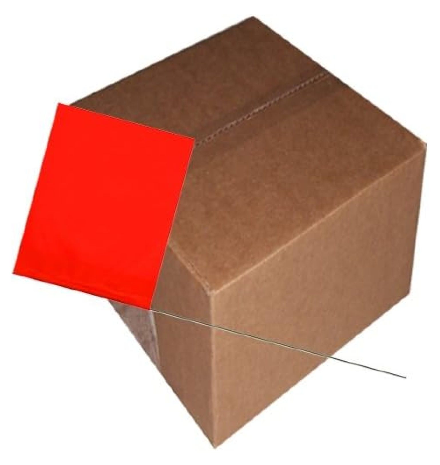 Marking Flags Fluorescent Red 4" x 5" Flag with 21" Wire Staff (1000 ...