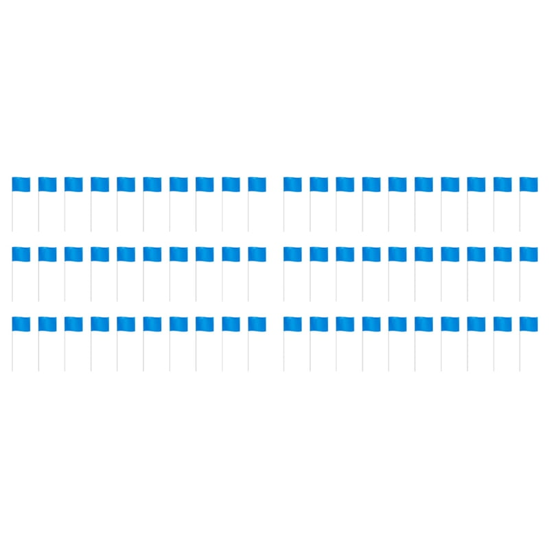 Marking Flags Marker Flags for Lawn 60 Pack, PVC Small Flags,Marking ...