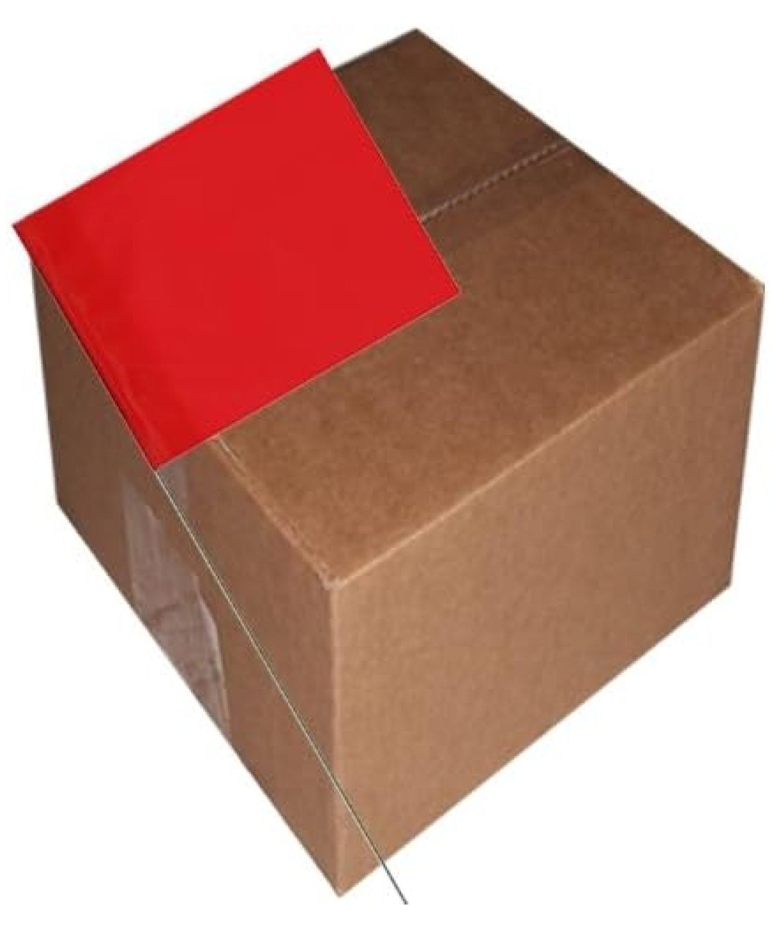 Marking Flags Red 4" x 5" Flag with 21" Wire Staff (1000 Flags ...